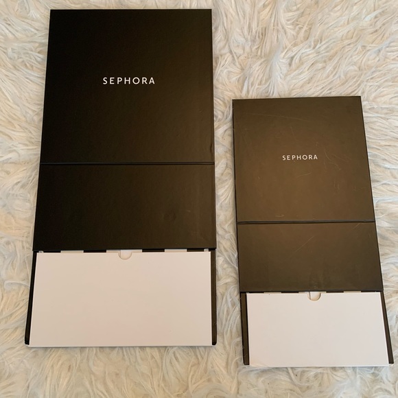 Sephora | Party Supplies | Set Of 4 Sephora Gift Boxes New Black White ...